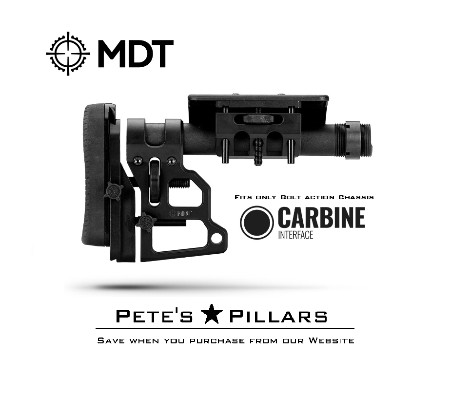 MDT Chassis Buttstock Skeleton Carbine Stock SCS 102856-BLK | Pete's ...
