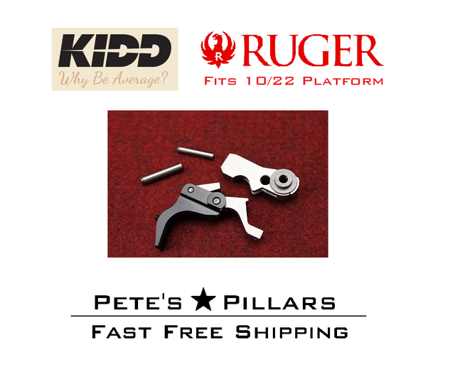 KIDD Ruger 10/22 Trigger Job Kit Internal Upgrades 1022 Charger ...