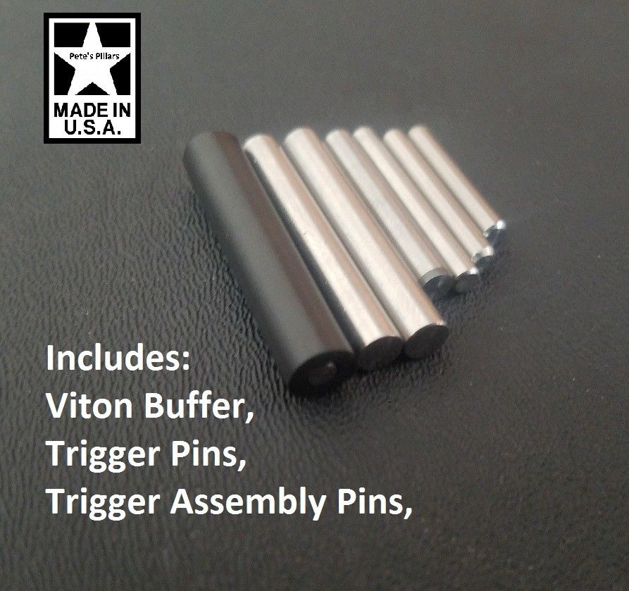 Ruger 10/22 ULTRA Cross/Drift Pin Kit, Stainless Steel and Viton Bolt ...
